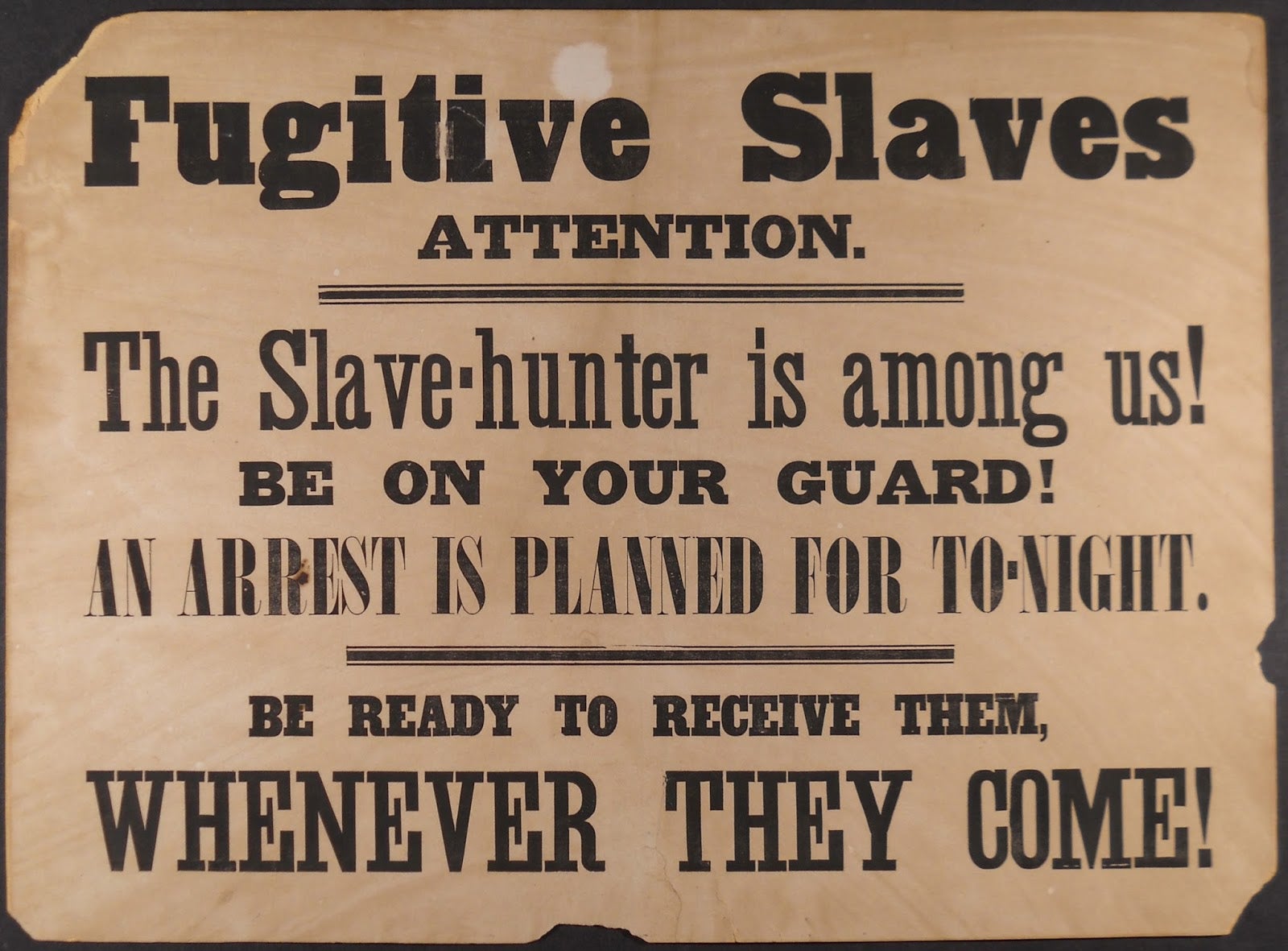 Fugitive Slave Act 1793 Runaway! Fugitive Slave Ads In Newspapers