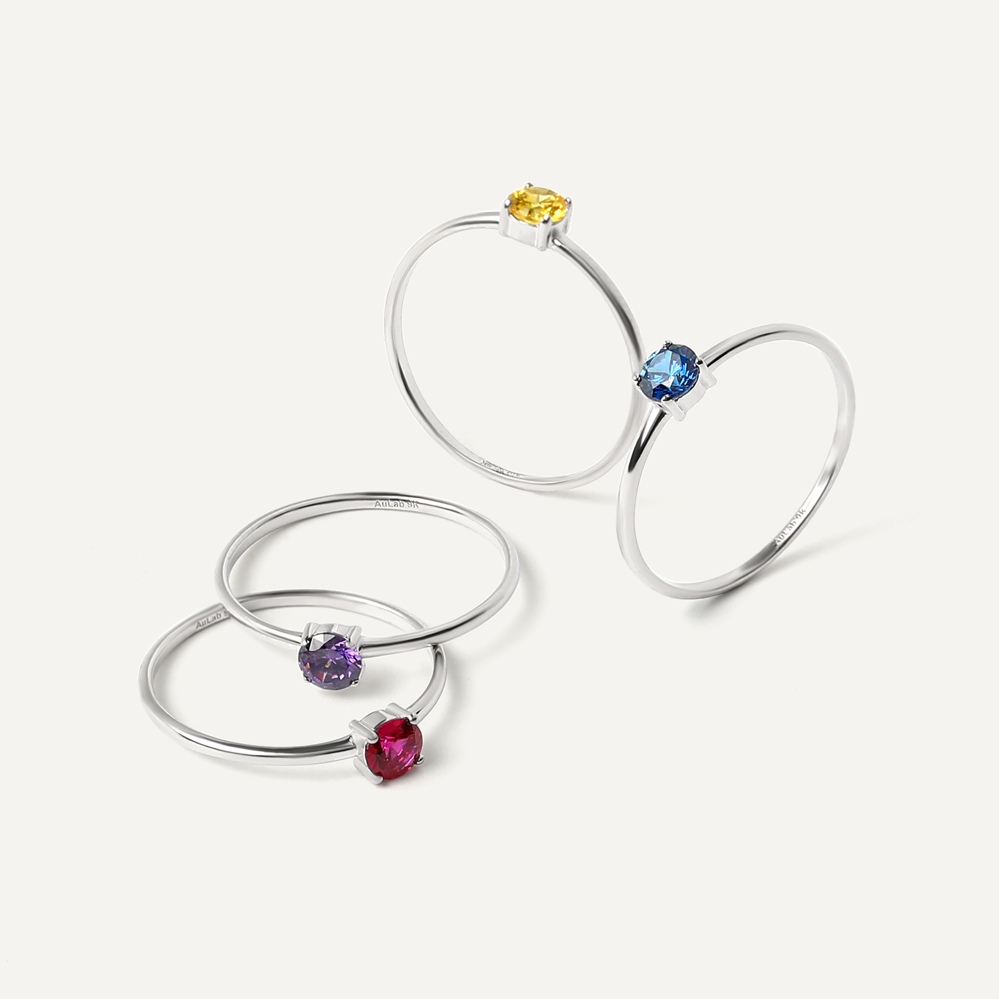 Lumi Birthstone Gold Ring | Aurum Lab