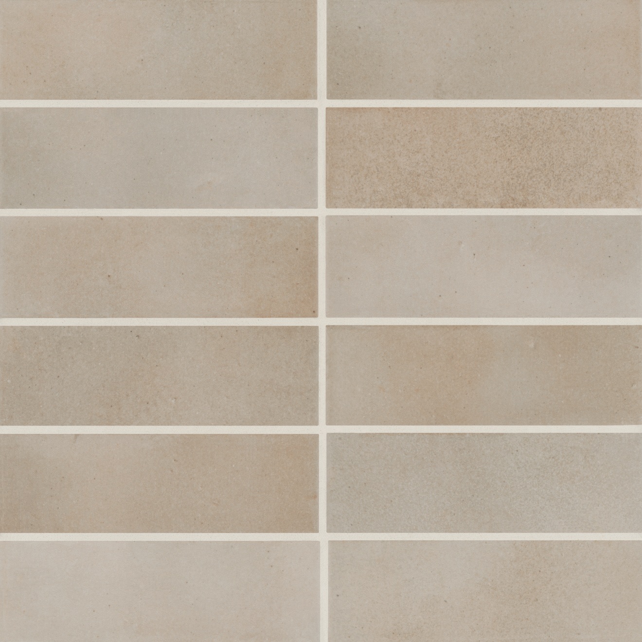 Celine 2 X 6 Matte Porcelain Floor And Wall Tile In Taupe Bedrosians