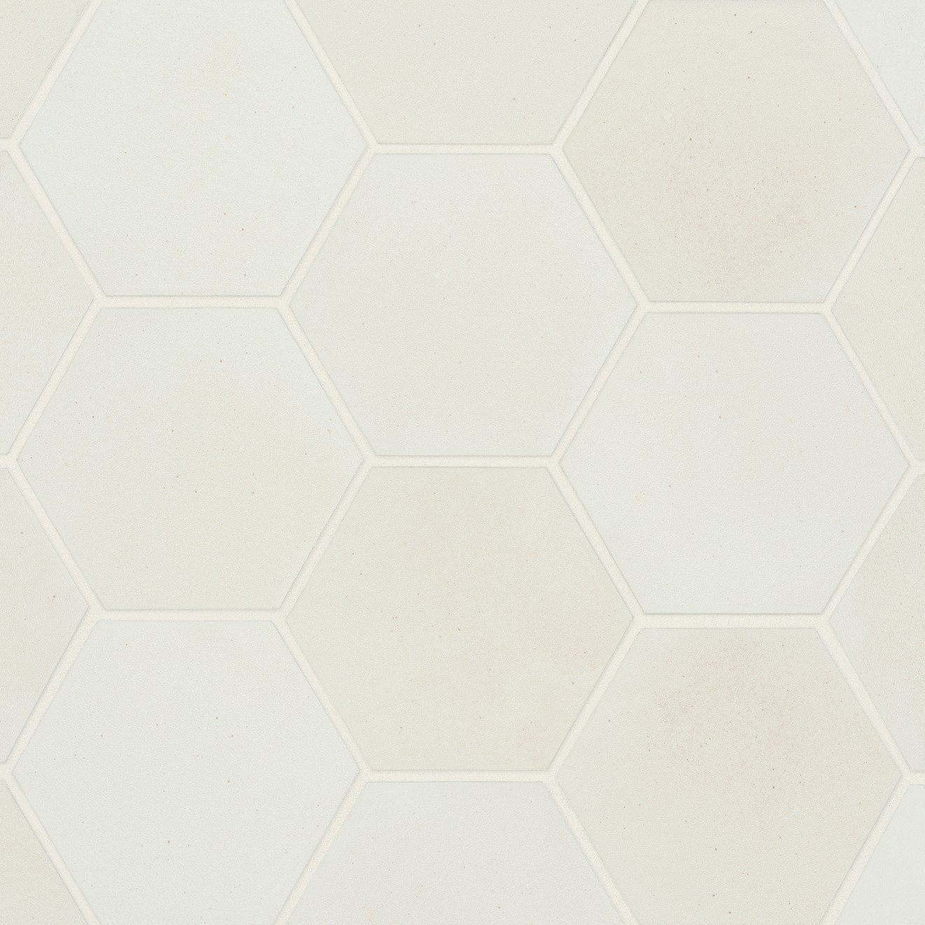 Celine 4 Hexagon Matte Porcelain Floor And Wall Tile In White