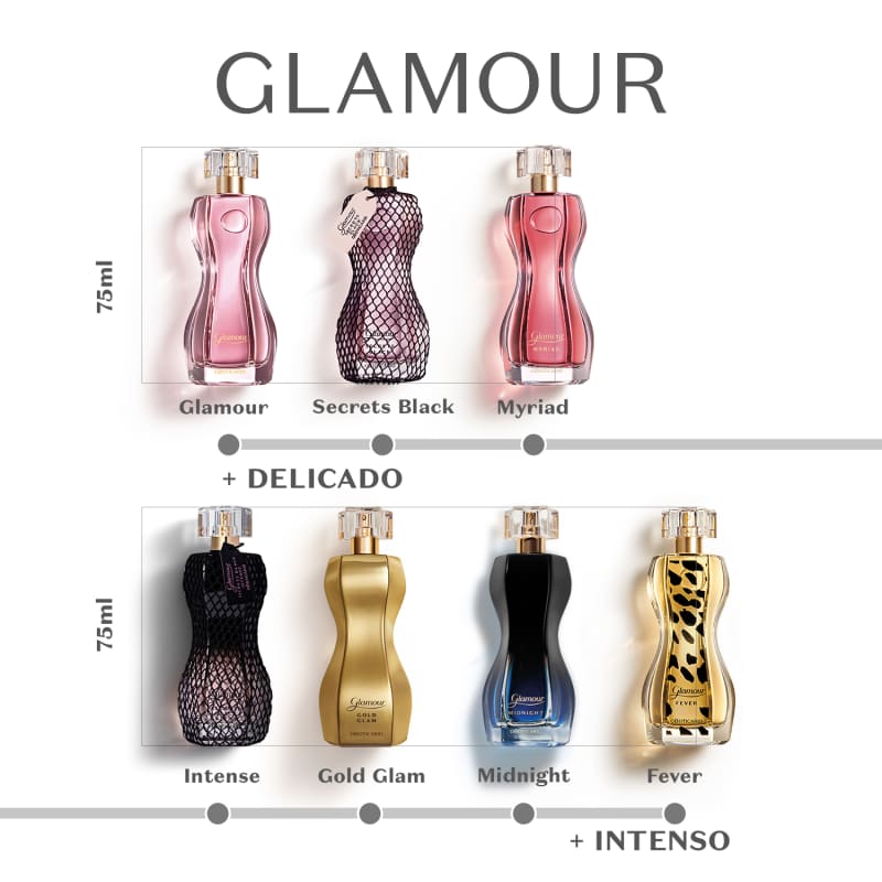 Glamour Midnight Desodorante Colônia o Boticário Beleza na Web