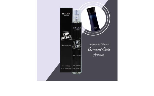 Misuric Aromas - Deo Colônia 32 Ml Top Secret - Masculino
