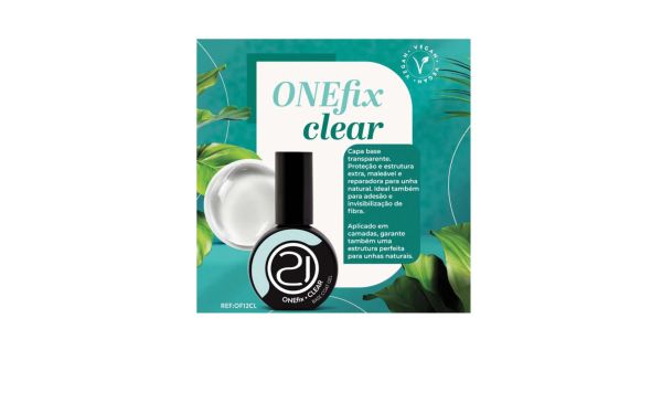 Capa Base Nails 21 OneFix Clear 12ml Gel Capa Base