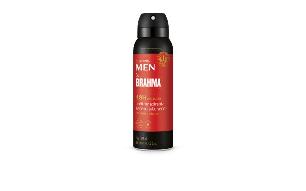 Desodorante Antitranspirante Aerosol Men E Brahma 125ml | O Boticário