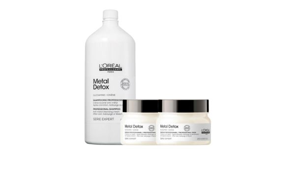 Kit L'Oréal Professionnel Metal Detox Trio de Cuidados Salon | Beleza na Web