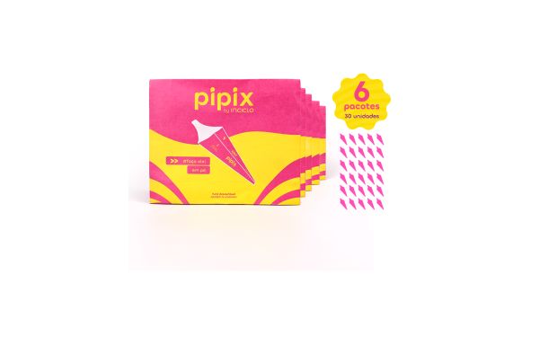 Kit Pipix funil urinário descartável Inciclo - 30 unidades