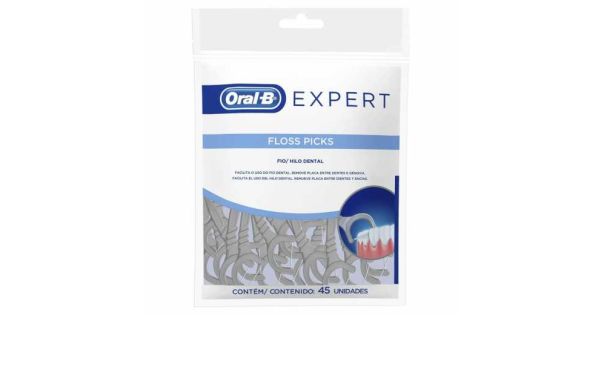 Fio Dental com Haste Oral-B Expert Floss Picks | Beleza na Web Fio Dental com Haste Oral-B Expert Floss Picks | Beleza na Web