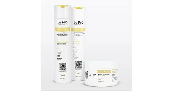 Kit Total Repair 300ml - Le Pro Cosmetics