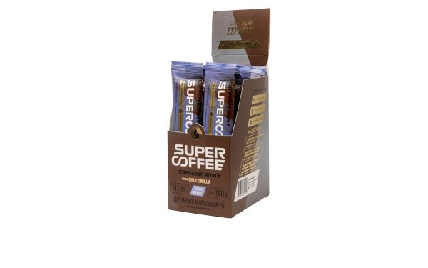 SuperCoffee 3.0 Choconilla, Caffeine Army, To Go 14 UN. Sache 10G, 140G