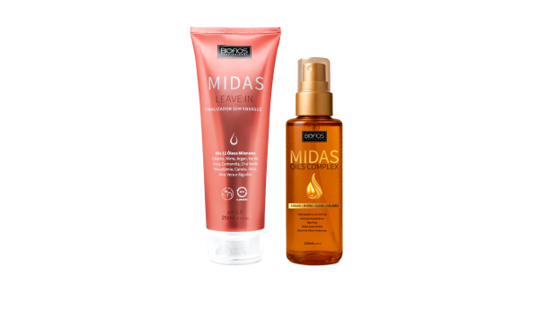 Kit Misturinha Midas Biofios Leave In e Óleo Capilar (2 Produtos)