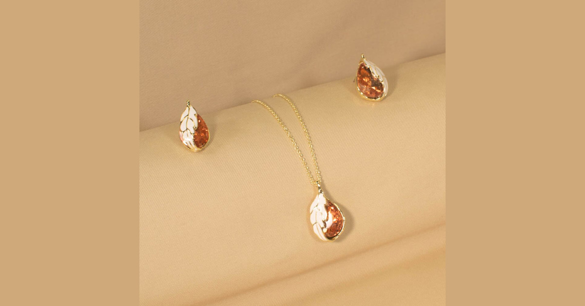 Divasa Pendant Set - Honey - Minima Collection – Blingvine