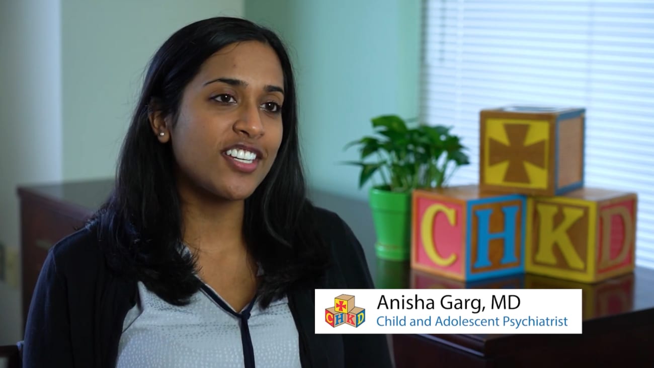 Meet the CHKD Mental Health Team - Dr. Anisha Garg - Medical Professionals Media Center
