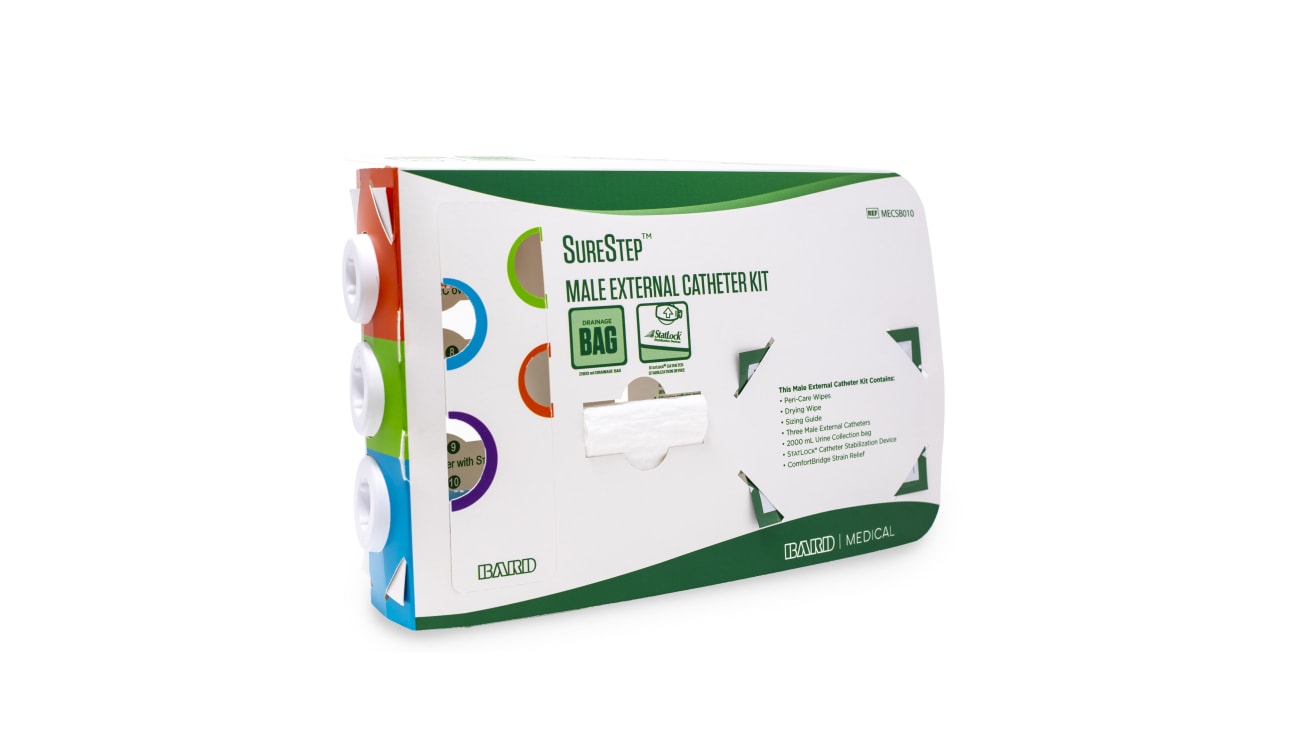 SureStep™ Male External Catheter Kit - BD Acute Care