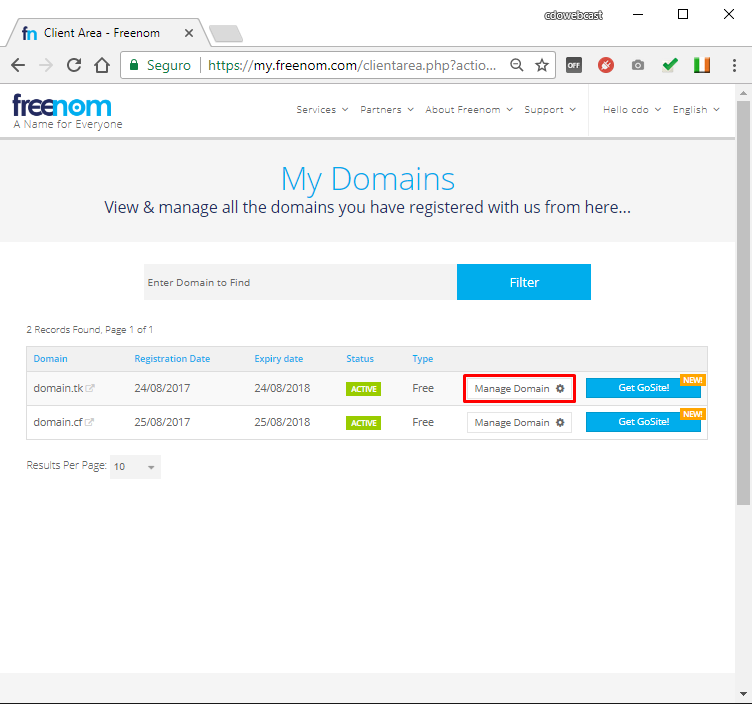 REGISTRAR DOMÍNIO GRÁTIS NO FREENOM.COM - Base de Conhecimento - netServer Web Services