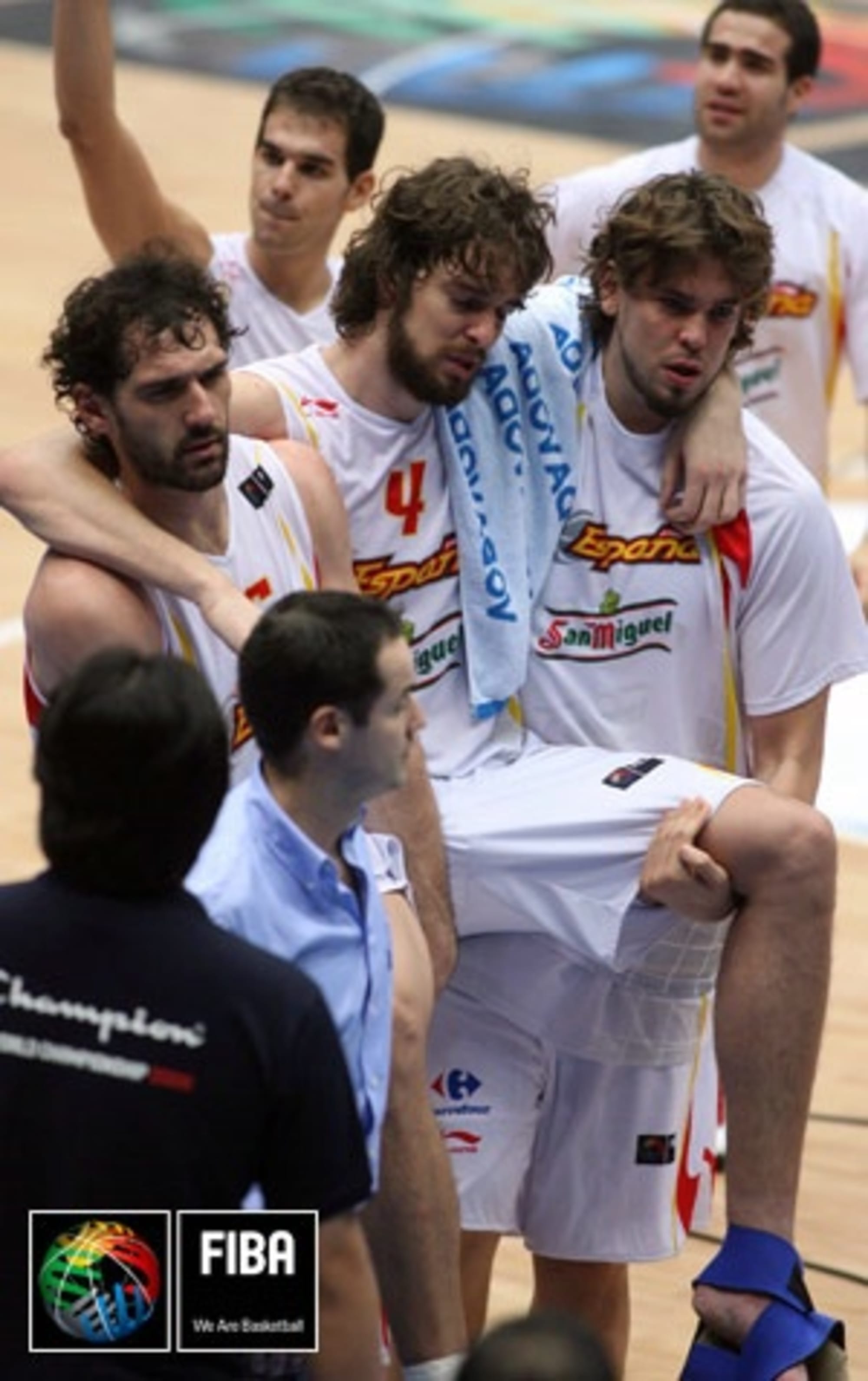 ESP - Pau Gasol misses final with foot injury | FIBA Basketball