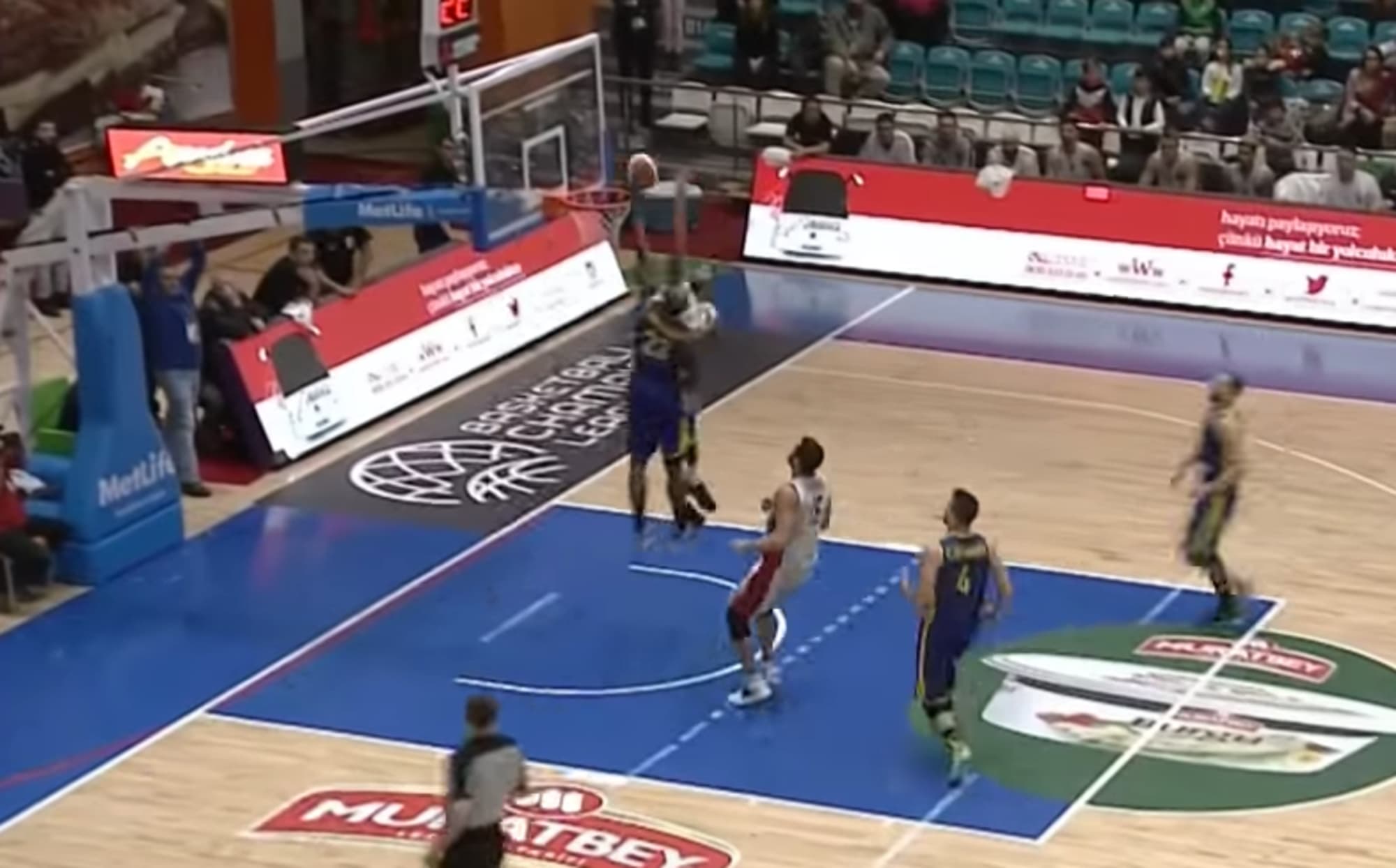 Mark Lyons has incredible chasedown block | FIBA Basketball