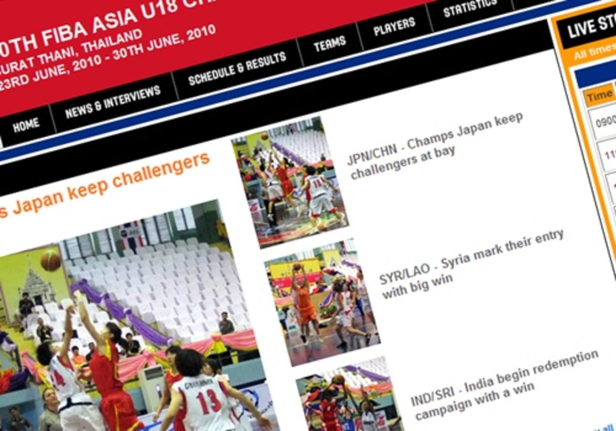 THA - FIBA Asia U18 Championship for Women website launched | FIBA Basketball
