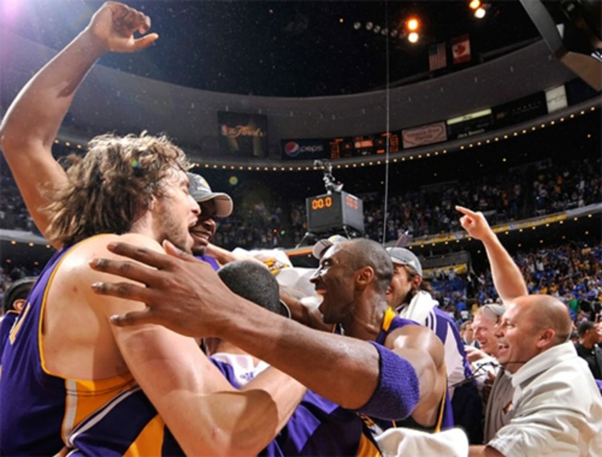 NBA – Title celebrations underway for MVP Kobe, Spain teammate Pau | FIBA Basketball