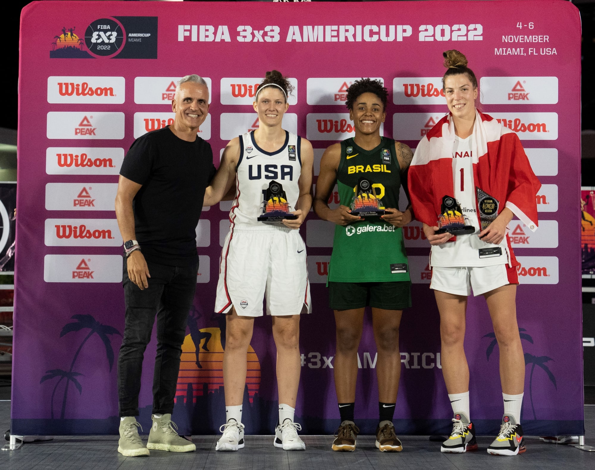 MVP Plouffe stars on FIBA 3x3 AmeriCup 2022 Women's Team of The Tournament | FIBA Basketball