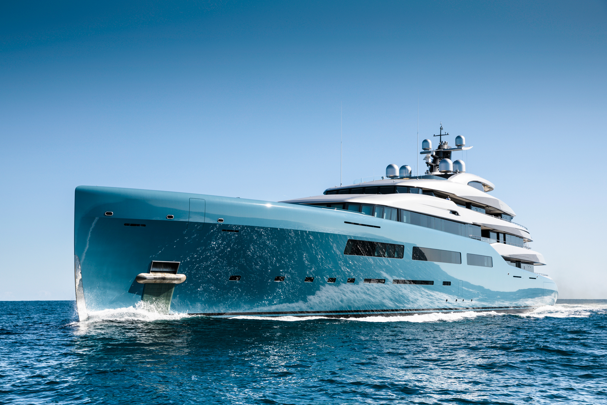 Aviva A yacht in top format built like a sculpture BOOTE