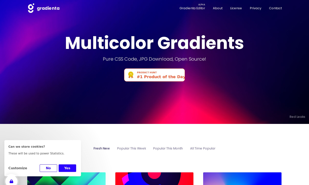 Gradienta - Beautiful Color Gradients | Resource.fyi Gradienta - Beautiful Color Gradients | Resource.fyi