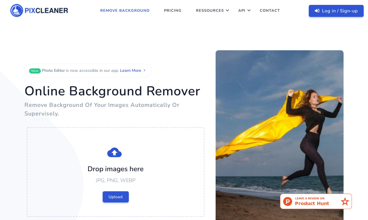 PixCleaner - Remove background from an image automatically | Resource.fyi