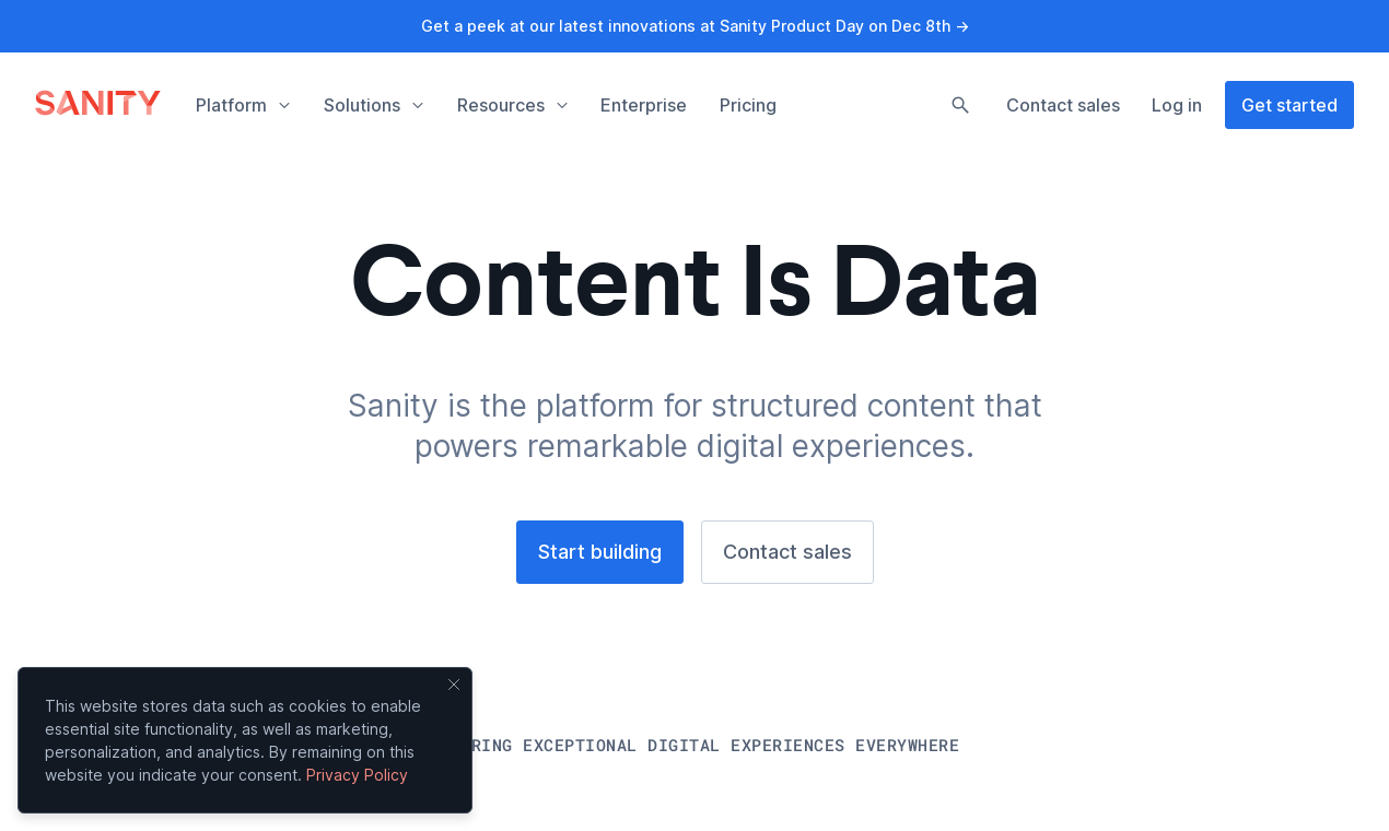 Sanity - the Platform For Structured Content | Resource.fyi