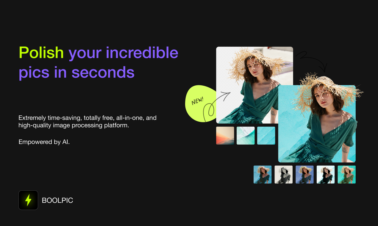 Boolpic - AI-powered web tool for picture edits | Resource.fyi