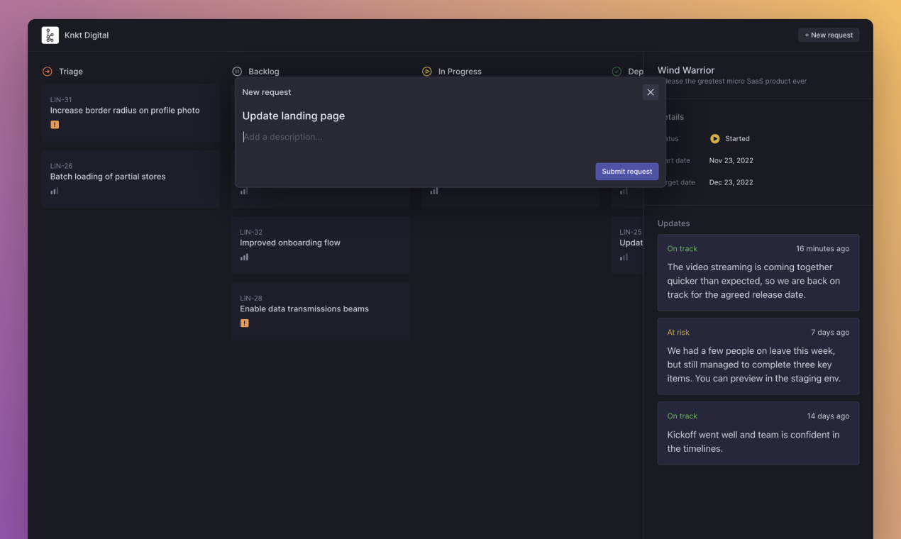 Lindie - Share your Linear projects with clients | Resource.fyi