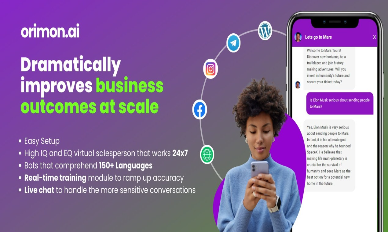 Orimon AI - Your Sales Assistant Chatbot Builder | Resource.fyi Orimon AI - Your Sales Assistant Chatbot Builder | Resource.fyi
