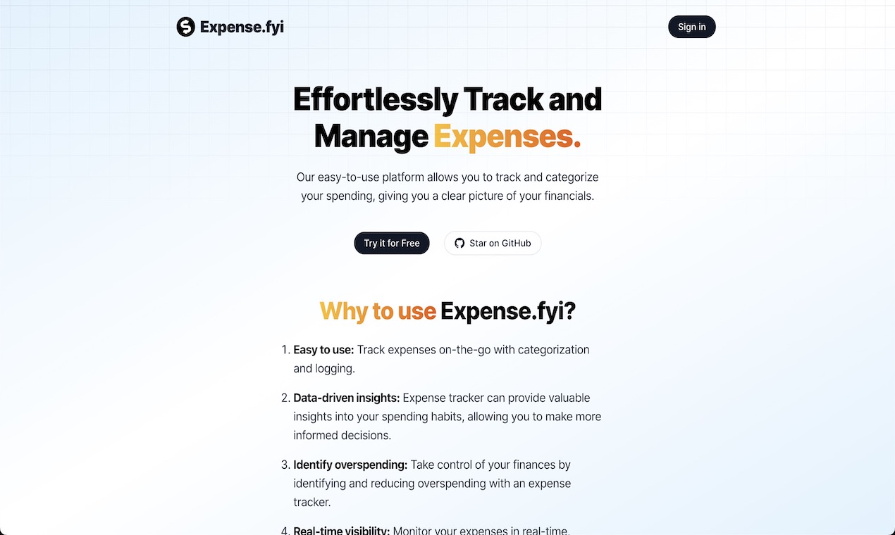 Expense.fyi - Tra | Resource.fyi