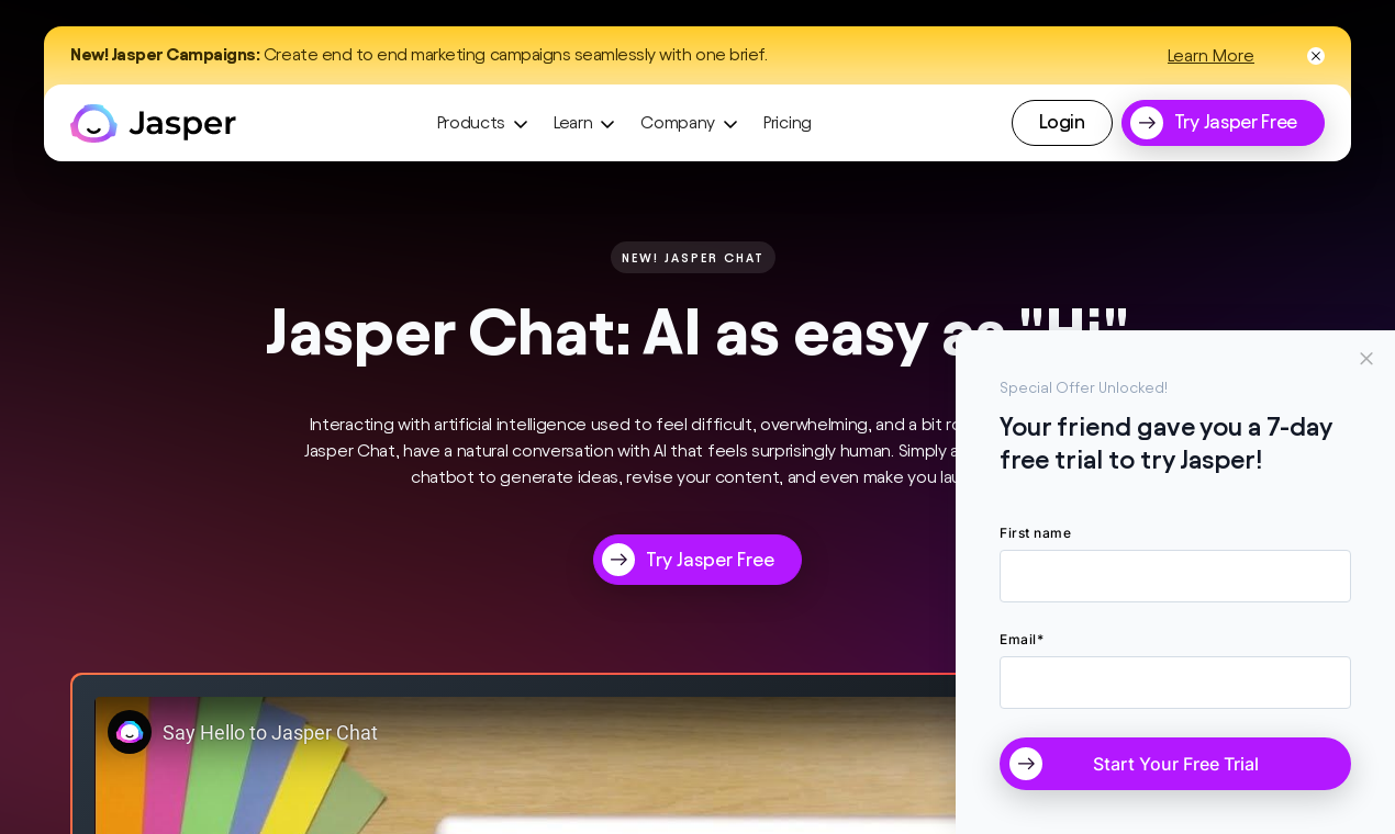 Jasper Chat - AI Chatbot | Resource.fyi Jasper Chat - AI Chatbot | Resource.fyi