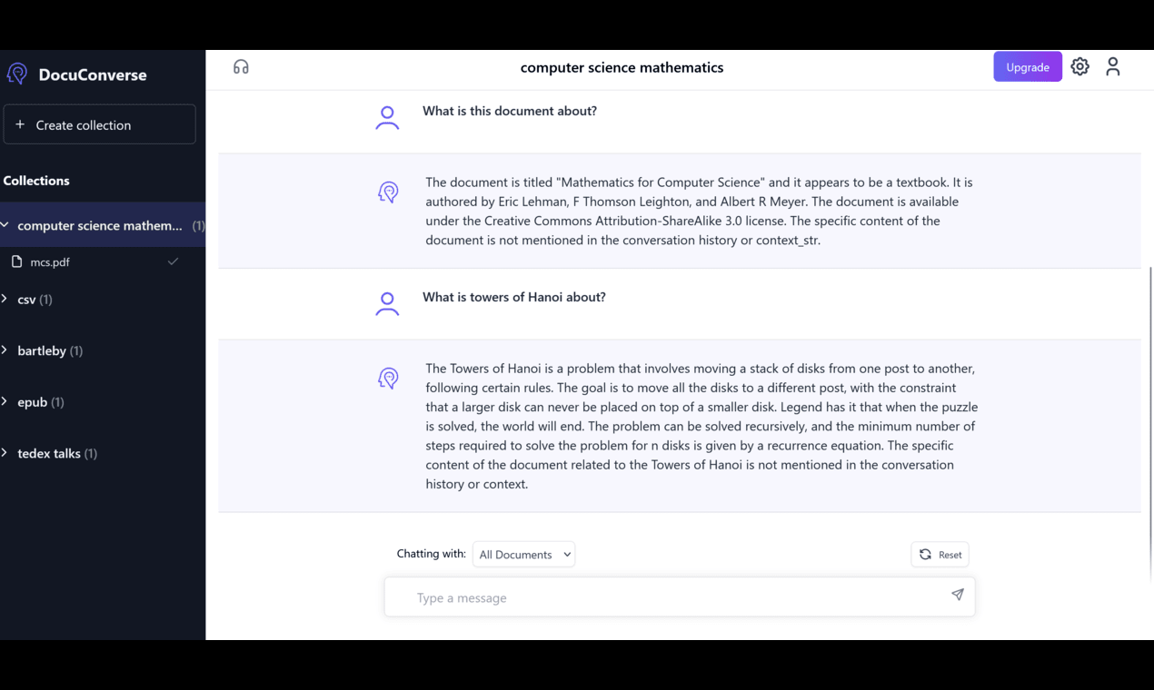 DocuConverse - AI Powered chatbot for your documents | Resource.fyi
