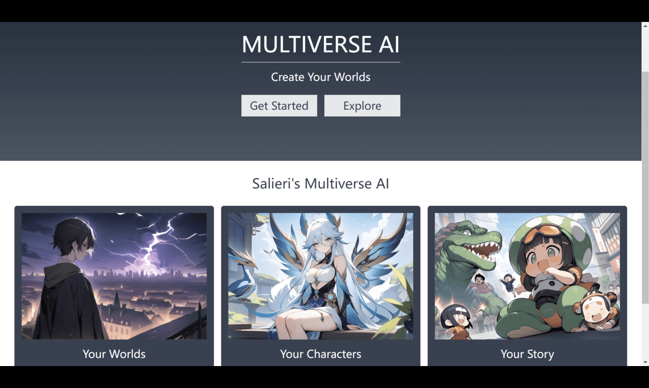 Salieri AI - AI tool for crafting visual novels | Resource.fyi