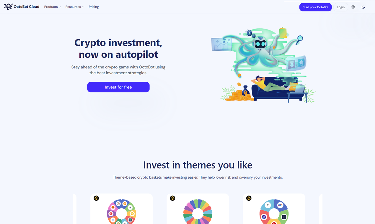 OctoBot - Easily Automate your crypto investments | Resource.fyi