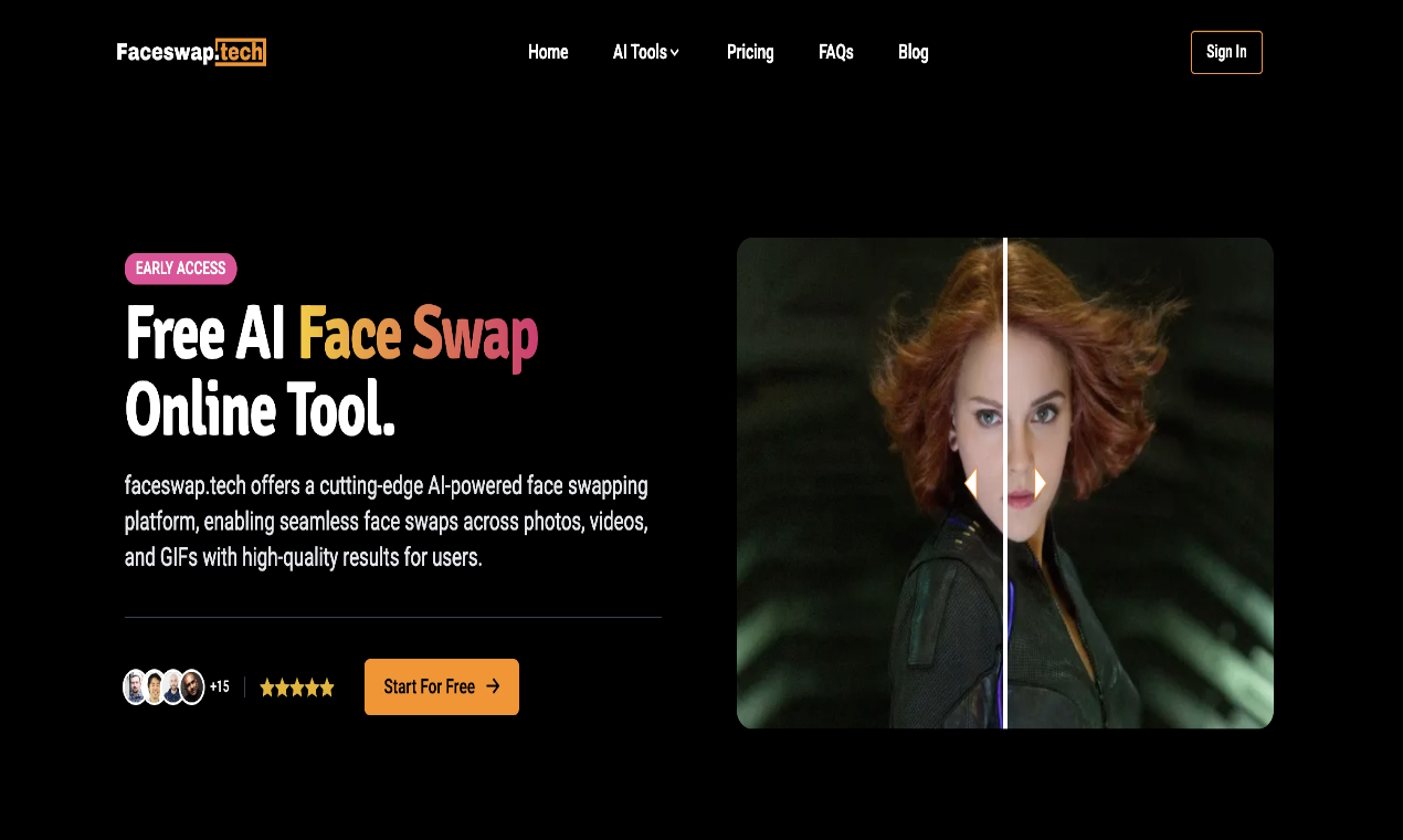 Faceswap.tech - video editing, | Resource.fyi