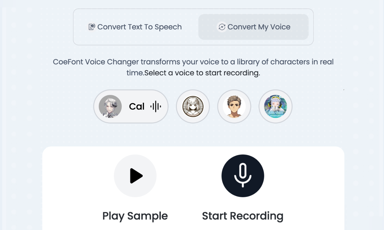 CoeFont - AI voice solutions for every need. | Resource.fyi