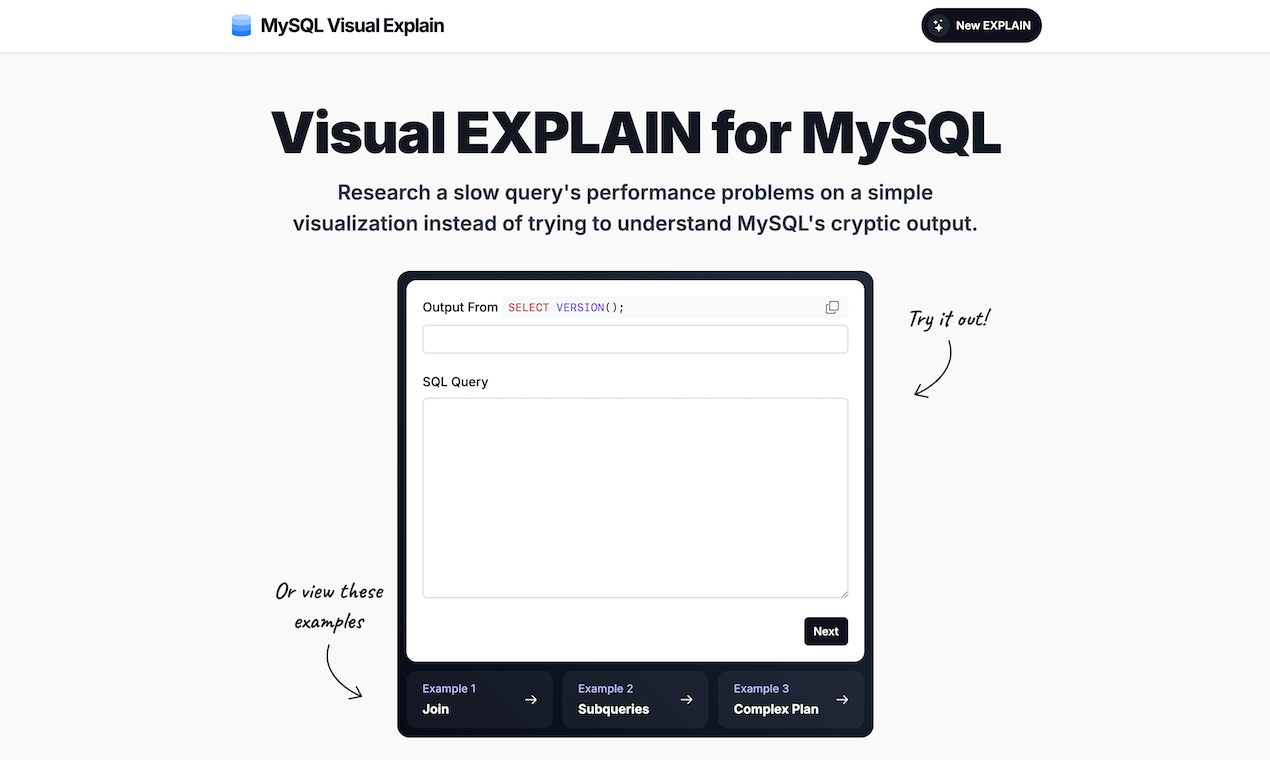 Mysql Visual Explain Visualize Mysql Explain Output Resourcefyi 2279