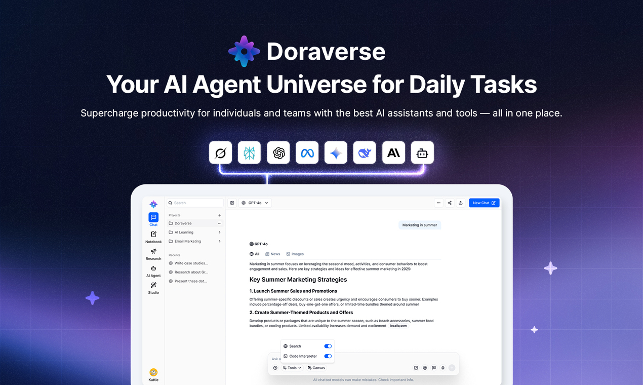 Doraverse - Doraverse - The One AI Universe | Resource.fyi