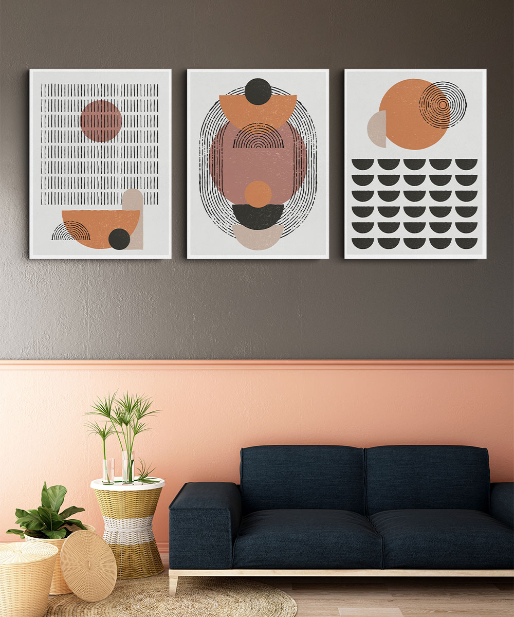 Echoes Of Abstraction - Abstract Theme Wall Art | Ozelu