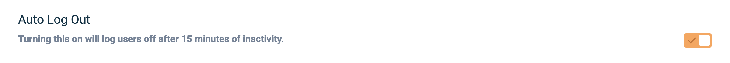 Security Settings | Syncrofy Help