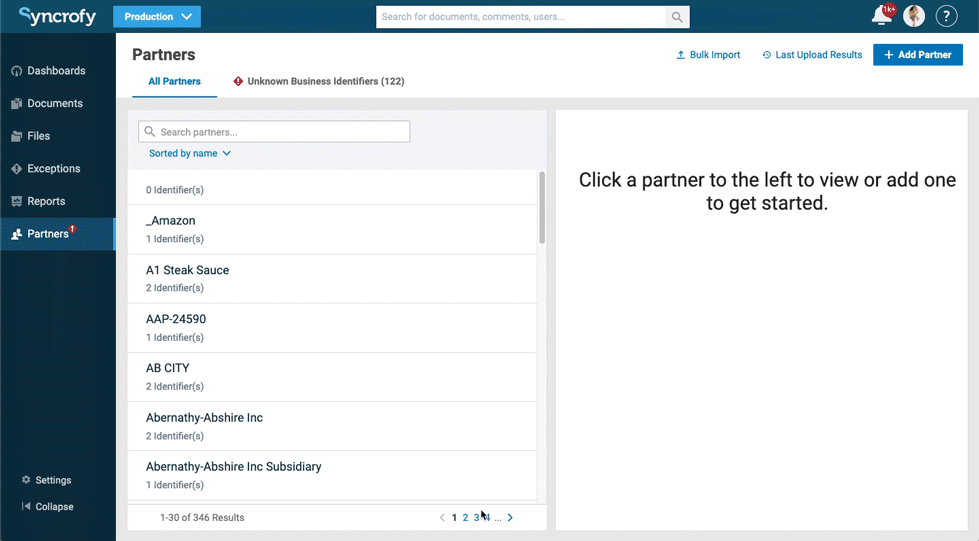 Partner CSV Upload | Syncrofy Help