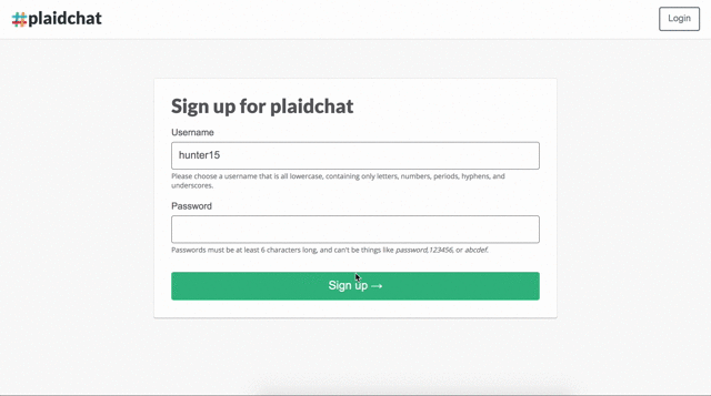 GitHub - drstonebraker/plaidchat: A full-stack web application using Ruby on Rails, React, Redux ...