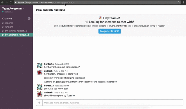 GitHub - drstonebraker/plaidchat: A full-stack web application using Ruby on Rails, React, Redux ...