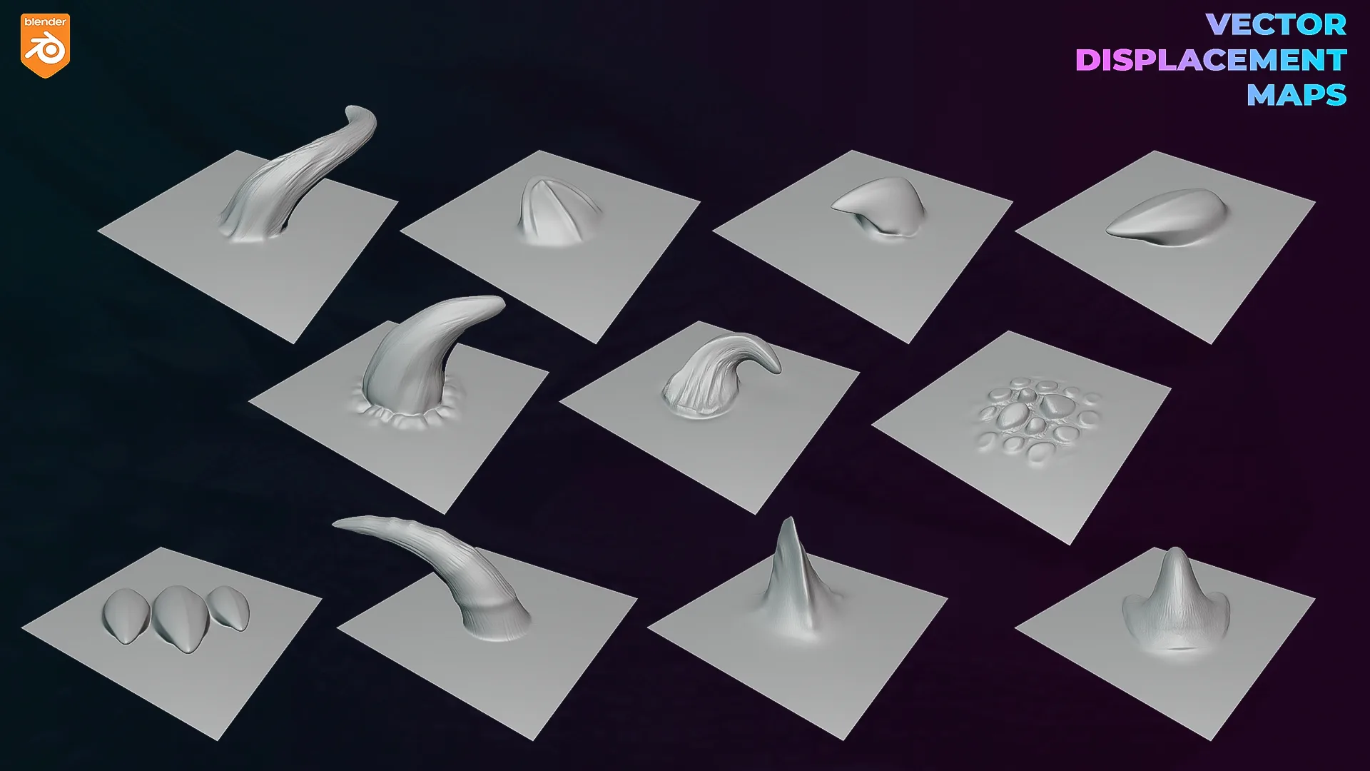 Blender VDM Dragon Brushes Asset FlippedNormals