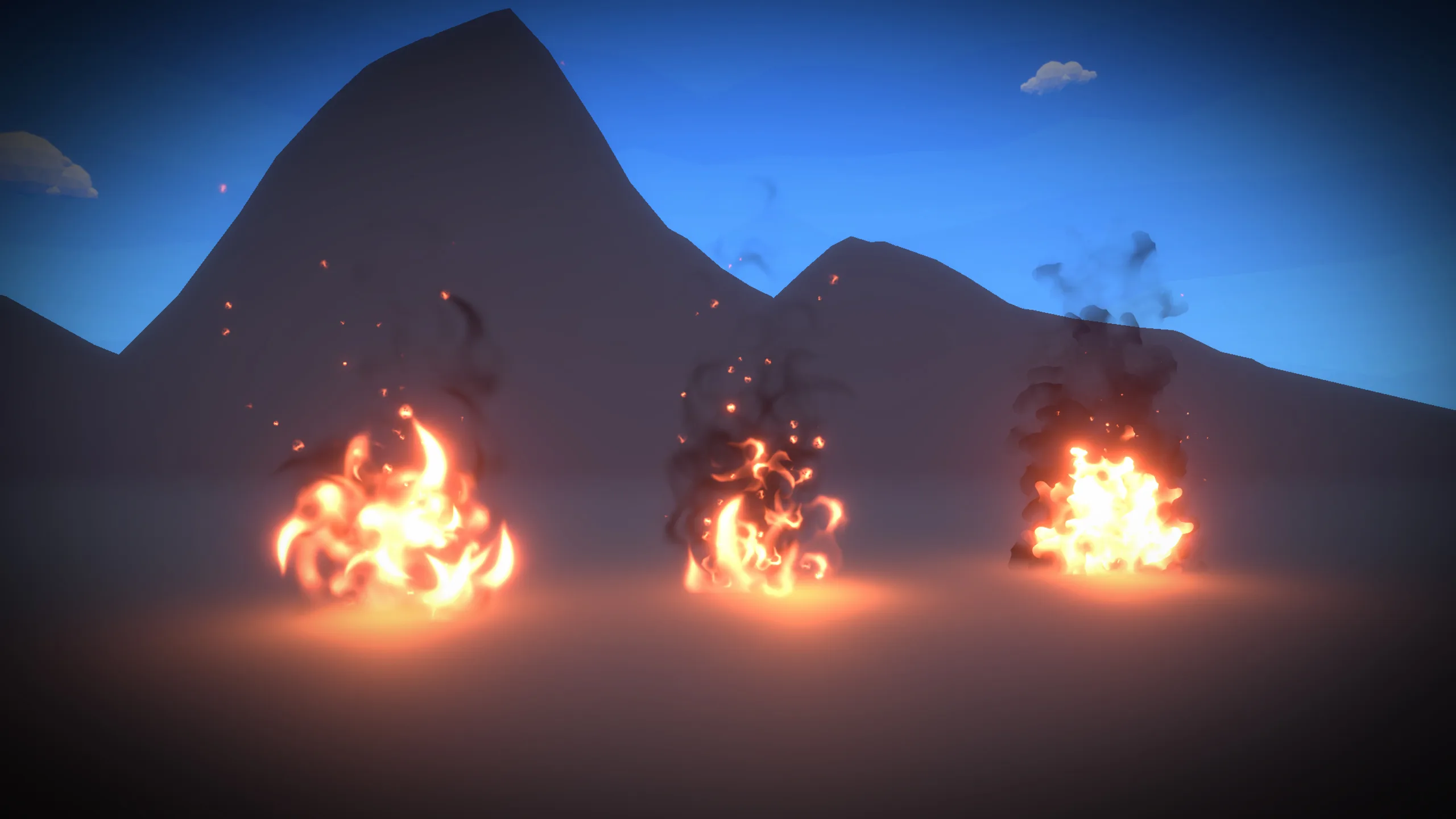 VFX Graph Stylized Fire Vol 1 FlippedNormals