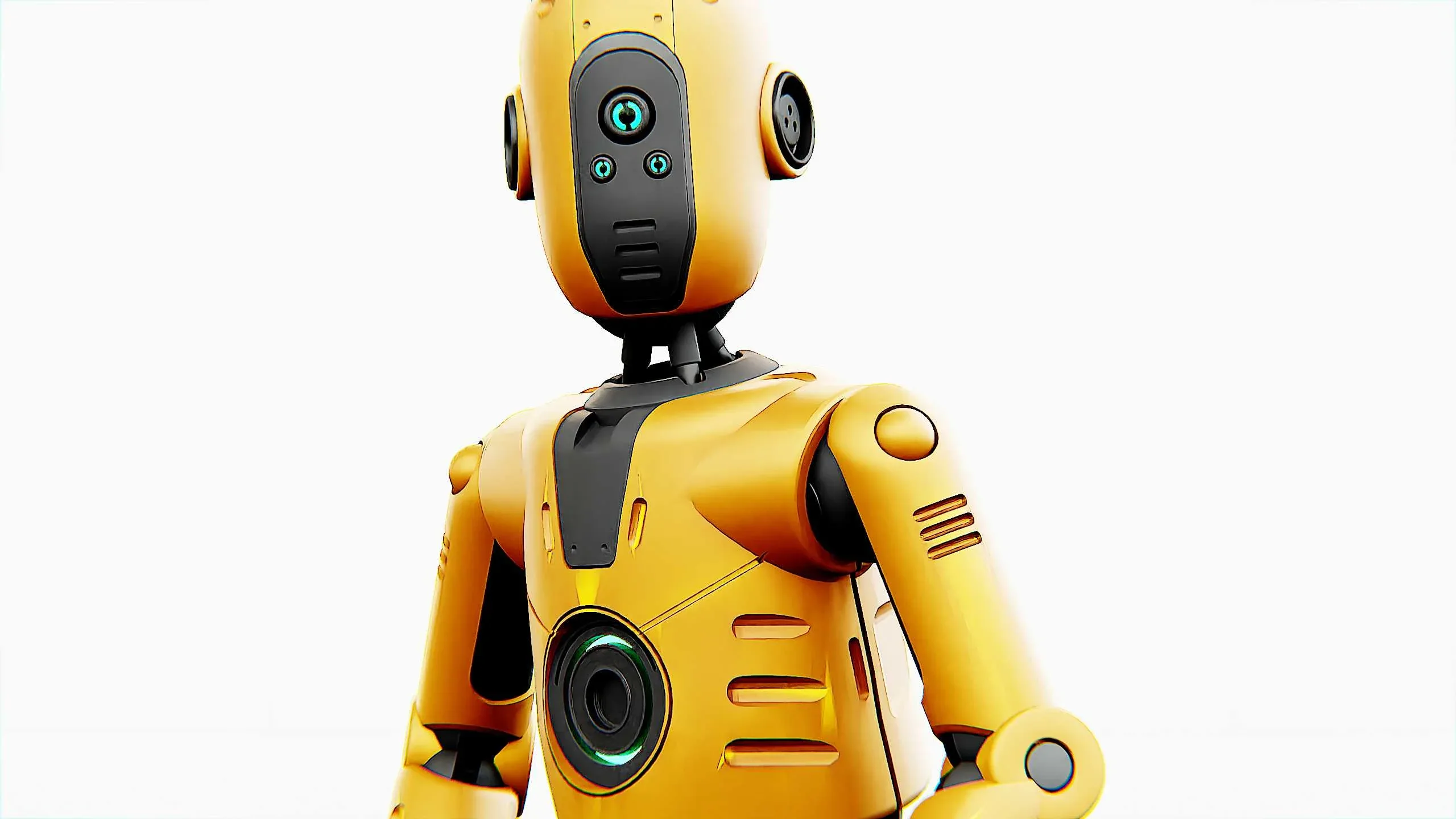 Protocol Droid C 5 Ds Auto Rig FlippedNormals