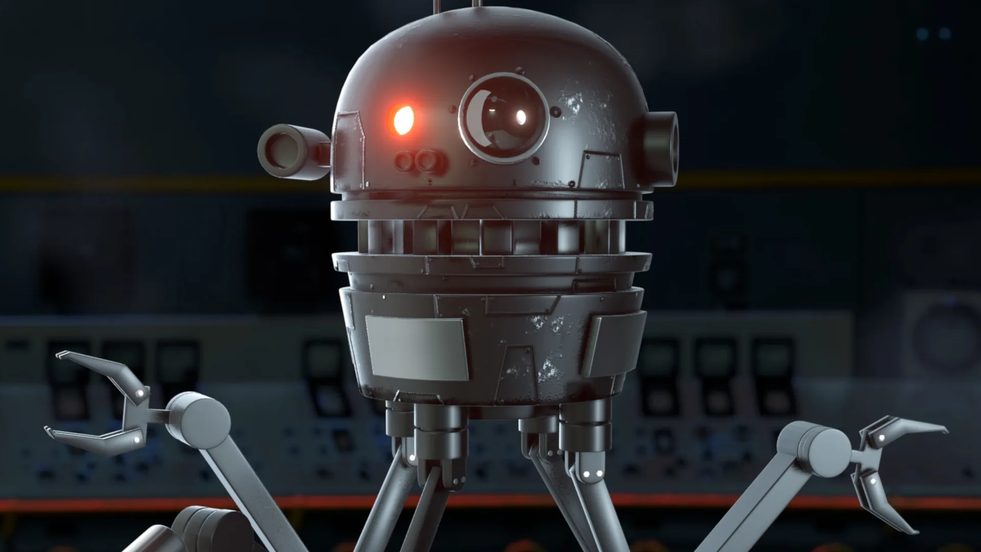 Sci Fi Robot Drone Creation In FlippedNormals