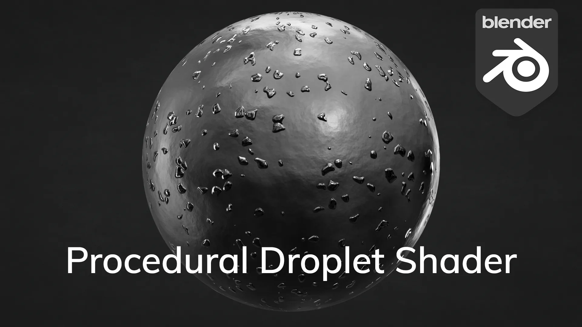 Procedural Droplet Shader For Blender FlippedNormals