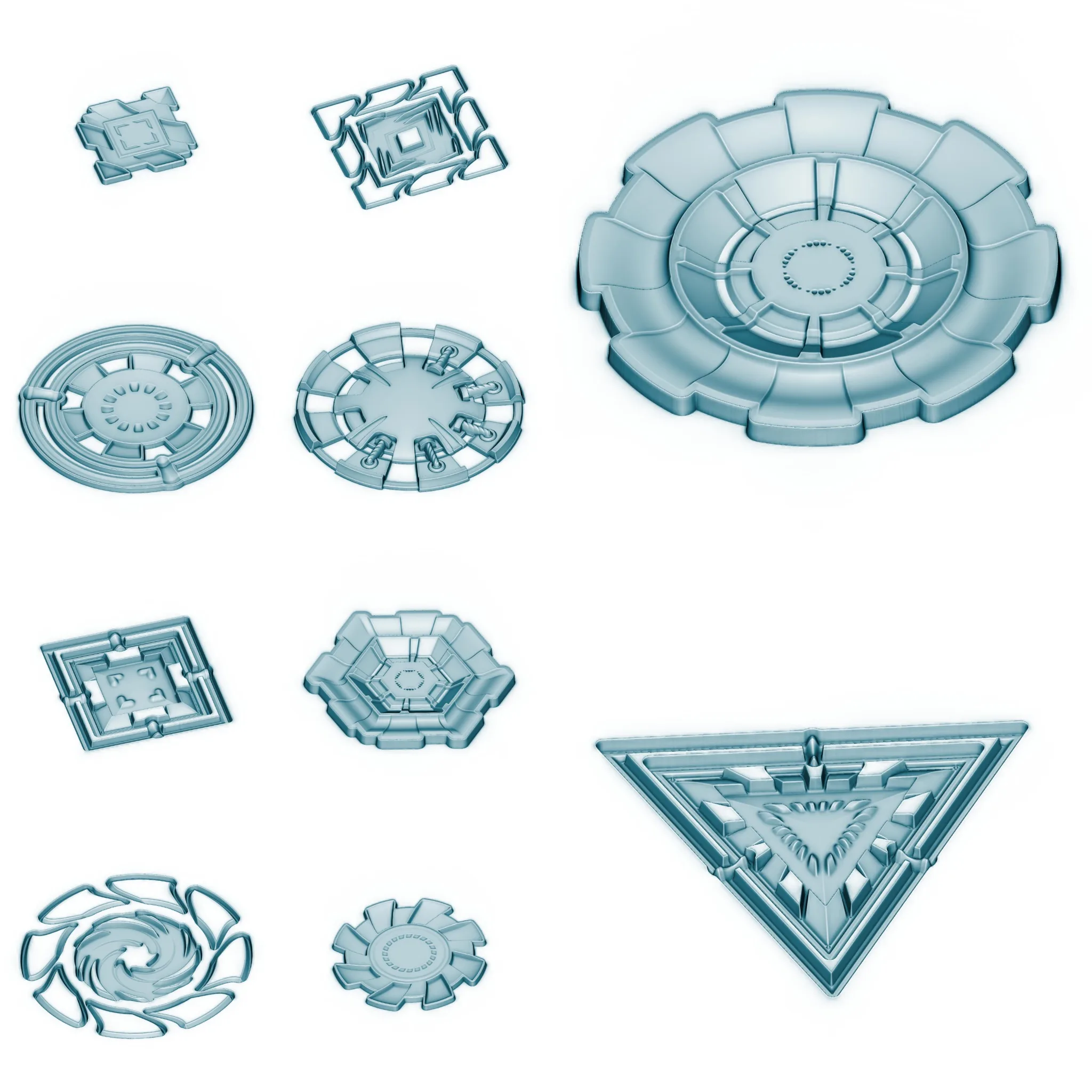 Unique Scifi Alpha Generator FlippedNormals